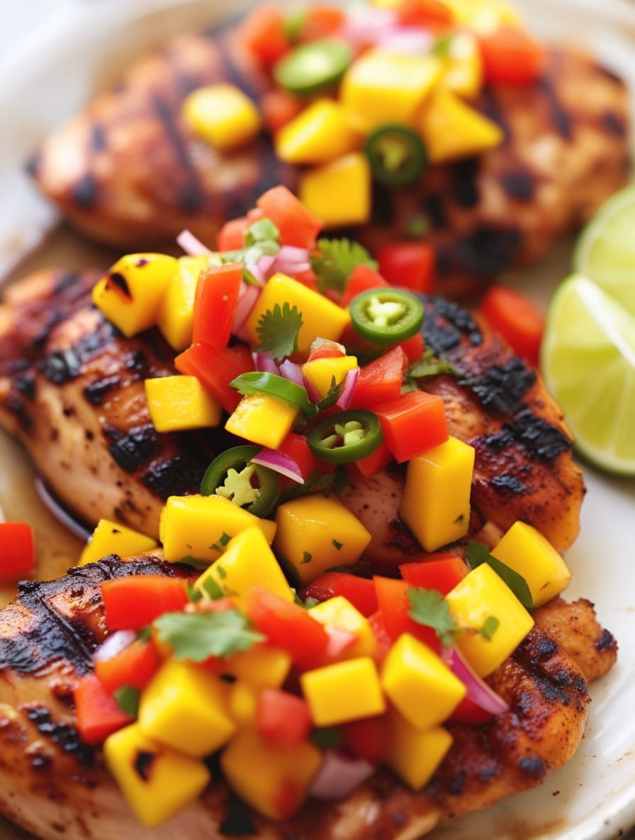 Grilled Mexican Chicken with Mango Salsa