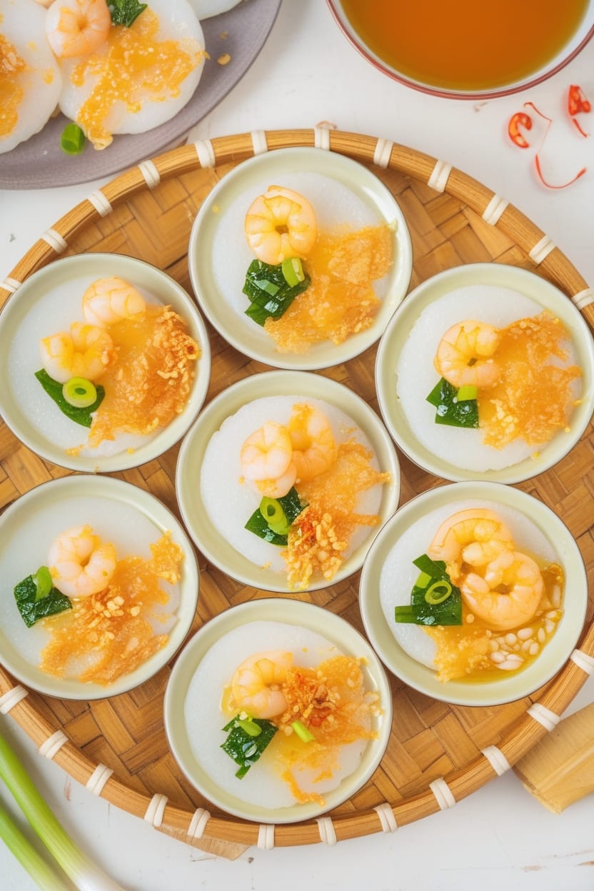 Vietnamese Steam Rice Cakes